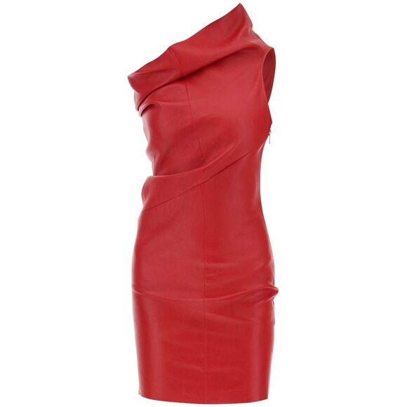 Rick Owens | Dresses | Rick Owens Athena Oneshoulder Mini Dress | Poshmark